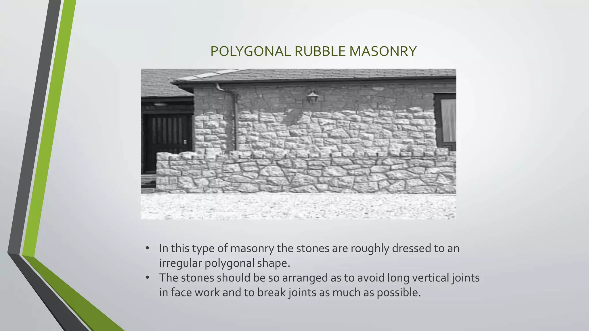 Rubble Stone masonryy | PPTX