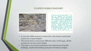 Rubble Stone masonryy | PPTX