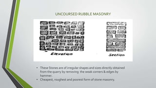 Rubble Stone masonryy | PPTX
