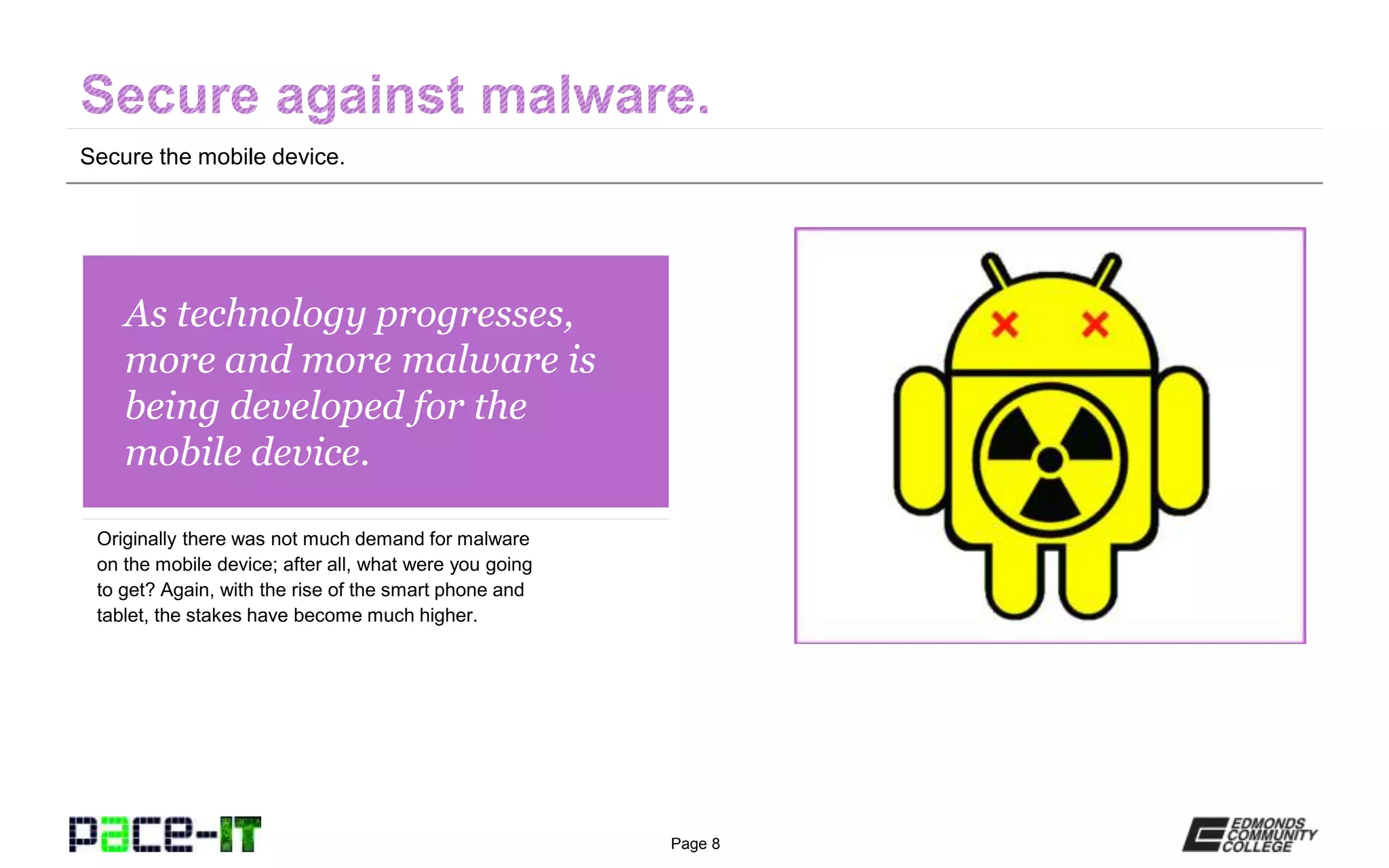Pace IT - Secure Mobile Devices | PPT