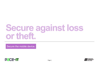 Pace IT - Secure Mobile Devices | PPT
