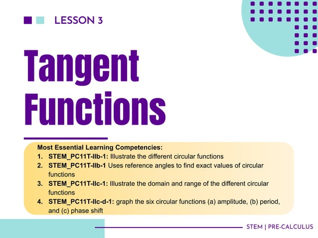 PC Lesson 4 - Tangent Functions.pptx