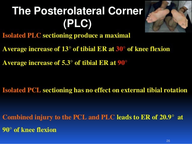 Updated pcl, plc and knee dislocation for postgraduate – posterior ...