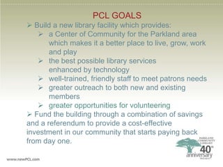 Parkland Community Library - Future (Updated) | PPTX