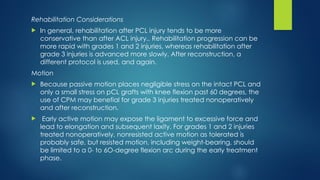 Posterior cruciate ligament Pcl tear .pptx