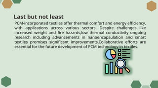 Phase change polymer(PCM) in Textile.pptx
