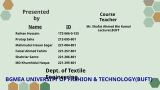 Phase change polymer(PCM) in Textile.pptx