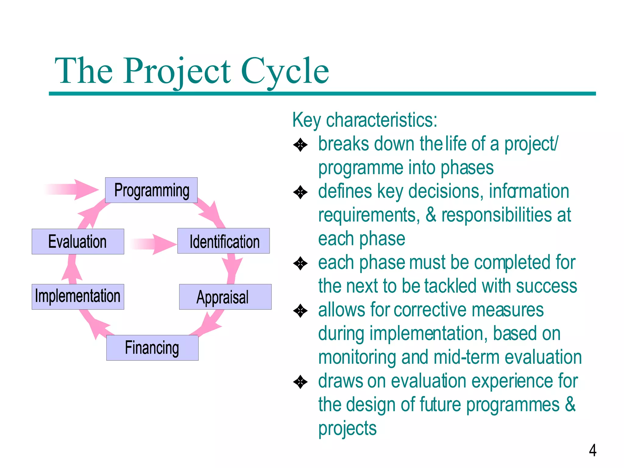PCM - Project Cycle Management, Training on Evaluation | PPT
