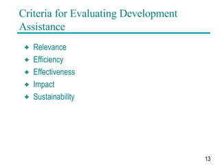 PCM - Project Cycle Management, Training on Evaluation | PPT