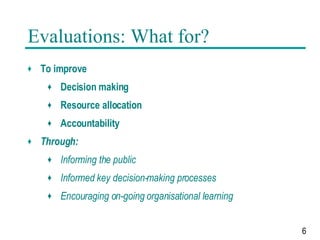 PCM - Project Cycle Management, Training on Evaluation | PPT
