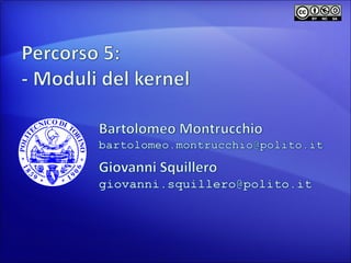 Moduli del kernel - Boot del sistema | PDF | Operating Systems | Computer Software and Applications