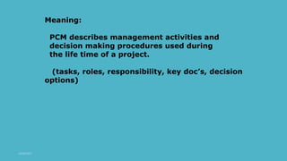 PROJECT LIFE CYCLE AND KEY ACTIVITIES REQUIRED | PPTX