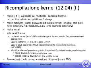 Linux Kernel, driver e compilazione | PDF