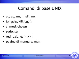 Linux Kernel, driver e compilazione | PDF