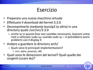 Linux Kernel, driver e compilazione | PDF