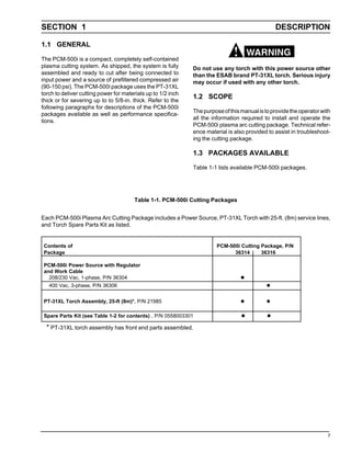 PLASMA CUTTING MACHINE (pcm500i) manual para udo de maquina plasma. | PDF