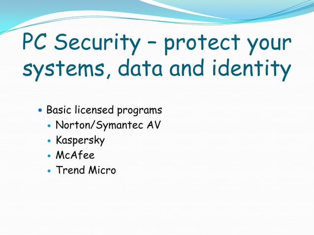 PC Maintenance Security and Troubleshooting | PPTX | Operating Systems ...