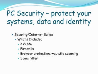PC Maintenance Security and Troubleshooting | PPT
