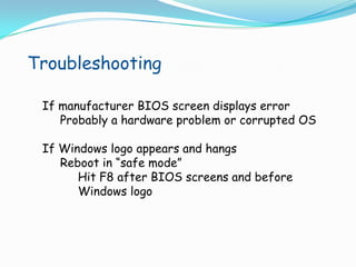 PC Maintenance Security and Troubleshooting | PPT