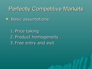 Perfect Competition market | PPT