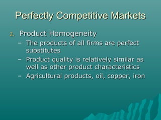 Perfect Competition market | PPT