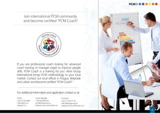 PCM Coach - Advanced Coach Training - ICF CCE | PDF