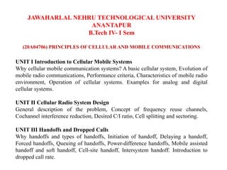PCMC_UNIT-5 principles of cellular and communications mobiles.pptx