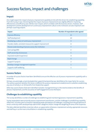 UCISA Toolkit - Establishing Process Improvement Capability in an HE ...