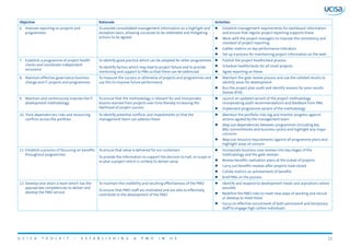 UCISA Toolkit - Establishing a PMO in an HE Environment | PDF