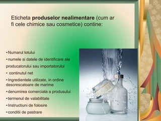 Etichetarea si marcarea produselor | PPTX