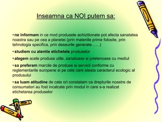 Etichetarea si marcarea produselor | PPTX