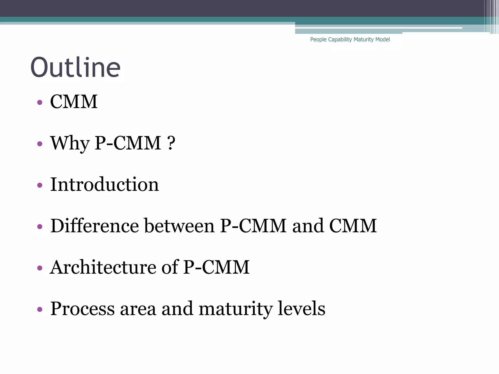 People Capability Maturity Model | PPTX