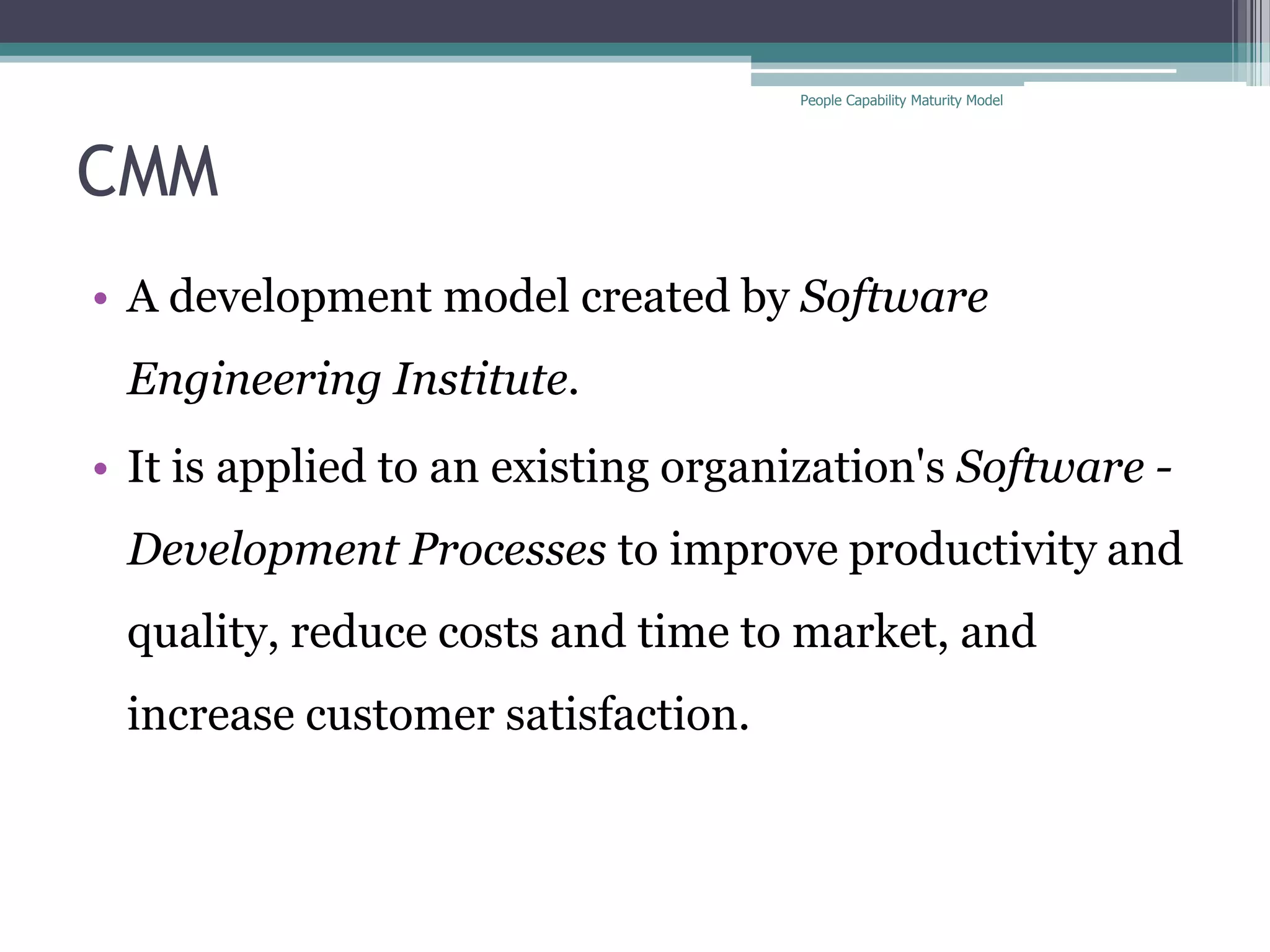 People Capability Maturity Model | PPTX