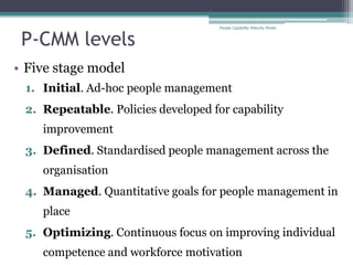 People Capability Maturity Model | PPTX