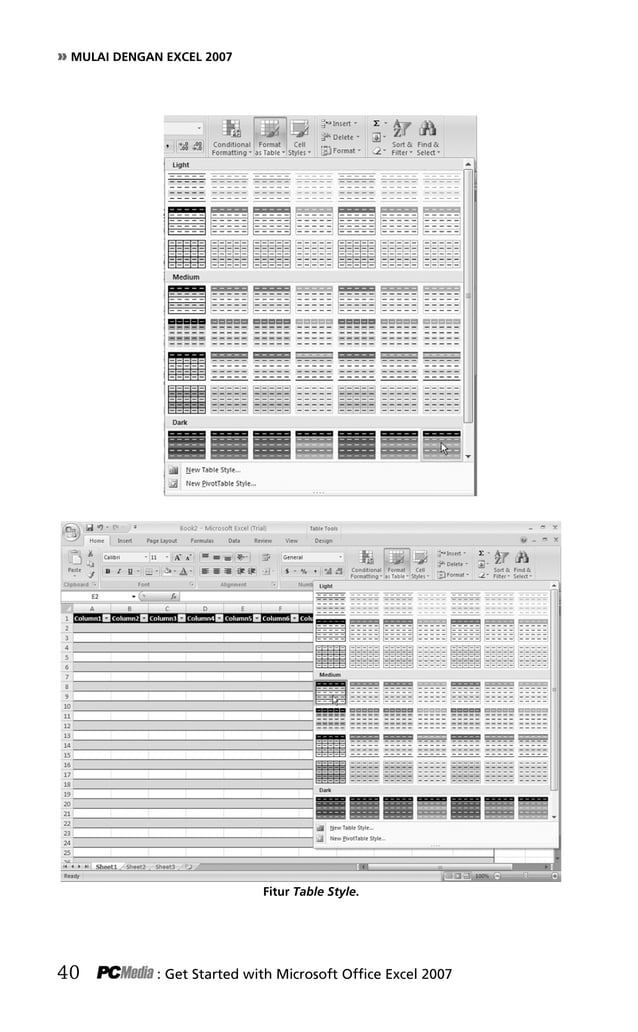 Tutorial Microsoft Excel 2007 | PDF