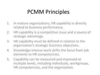 Pcmm presentation | PPTX