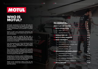 Motul Brochure Auto 2023 | PDF