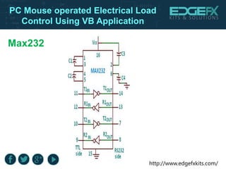 Pc mouse operated electrical load control using vb application | PPTX