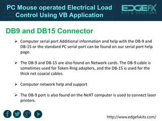 Pc mouse operated electrical load control using vb application | PPTX