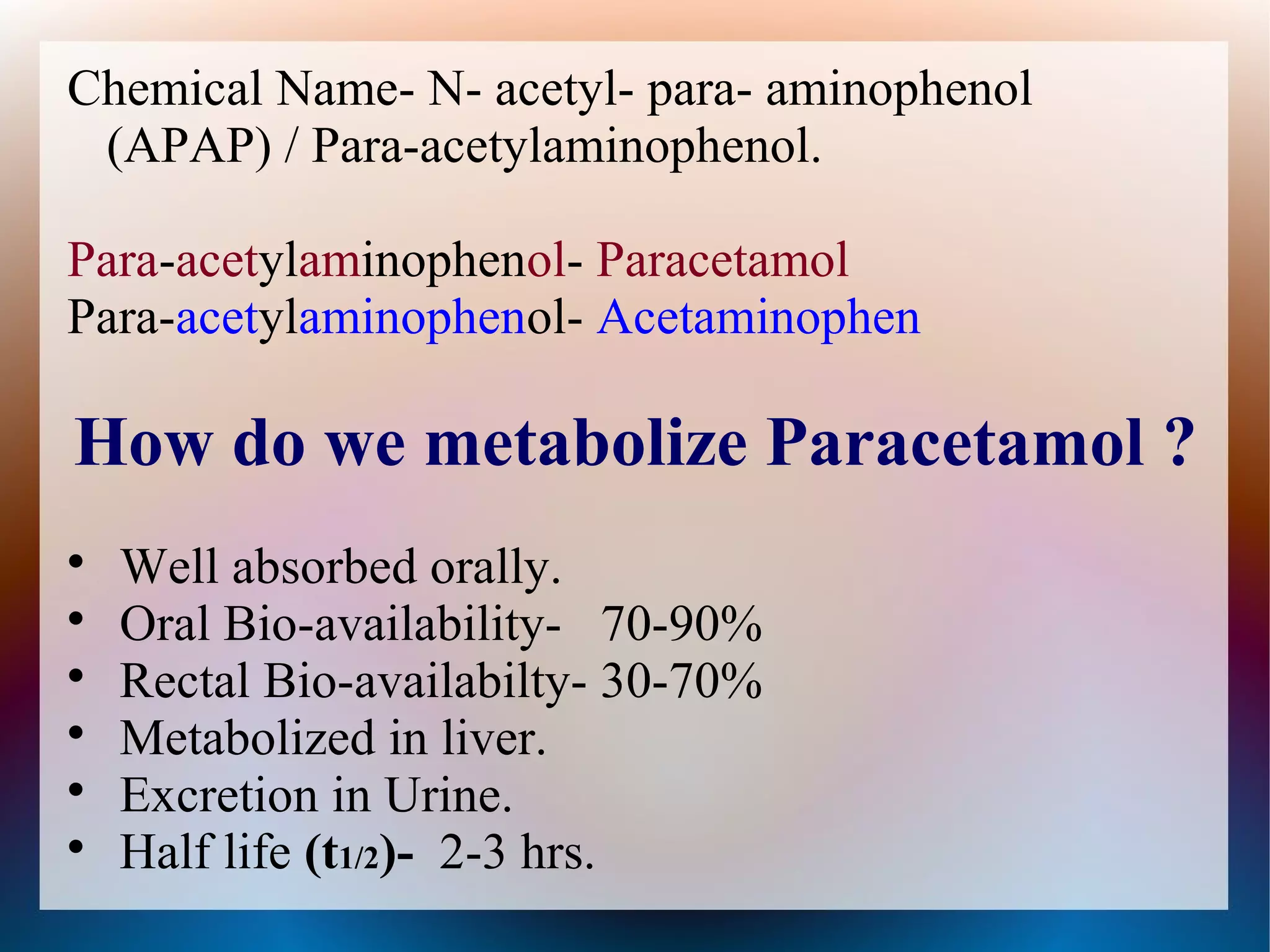 Paracetamol poisoning | PPT