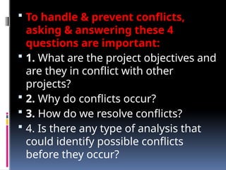 PCM Report Conflicts.pptx Project Cycle Management | PPTX