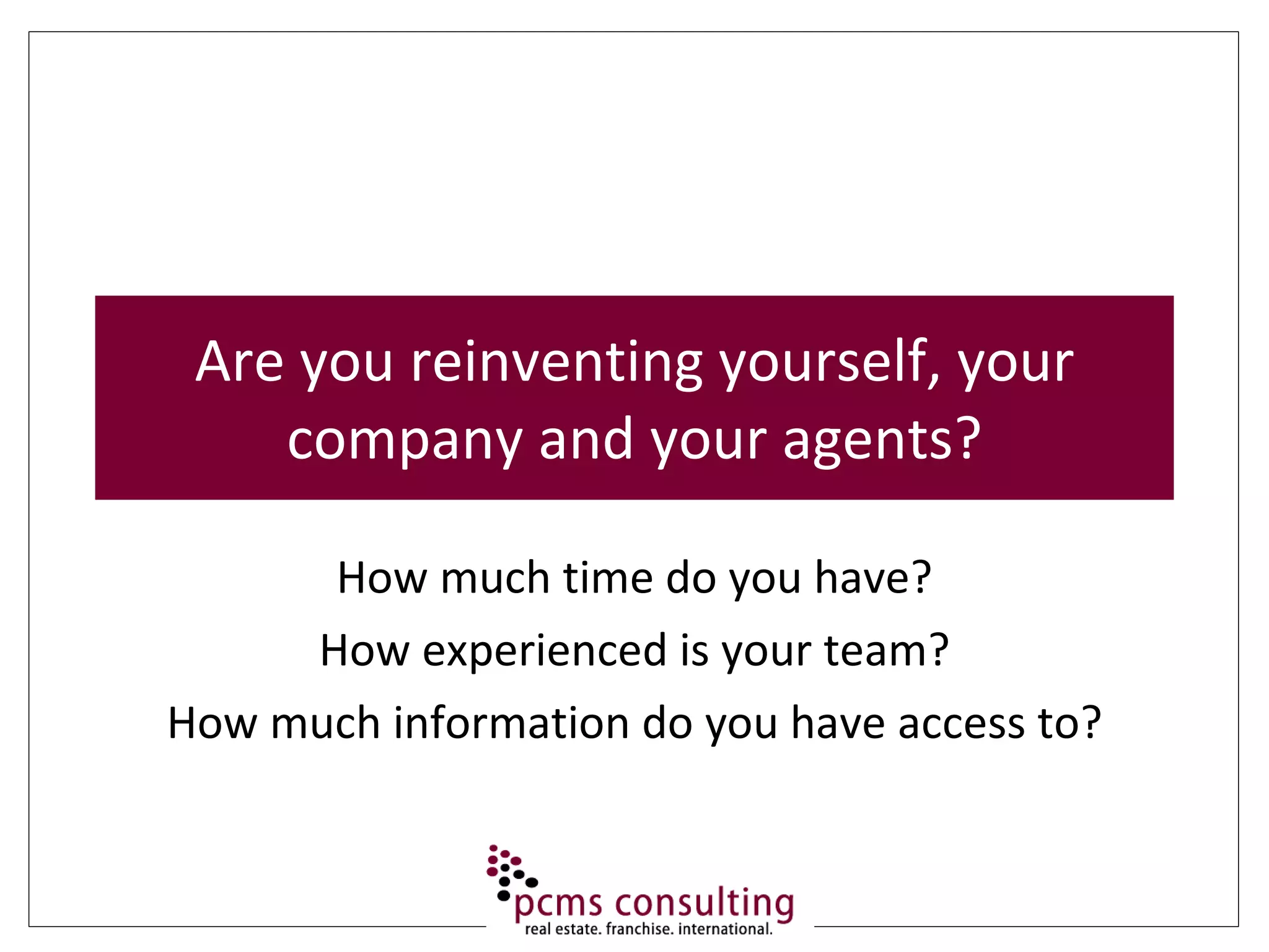PCMS Capabilities Presentation | PPT