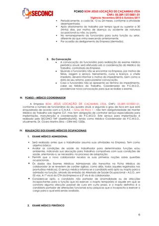 Pcmso cícero modelo | DOC