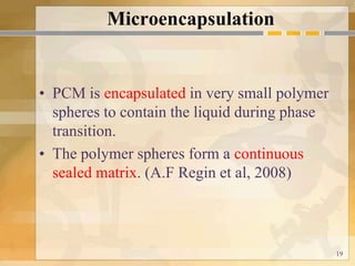 Phase Change Materials in Sportswear | PPTX