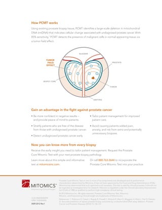 PCMT Product Sheet June 2012 | PDF | Cancer | Diseases and Conditions