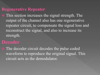 Pcm transmitter and receiver | PPTX
