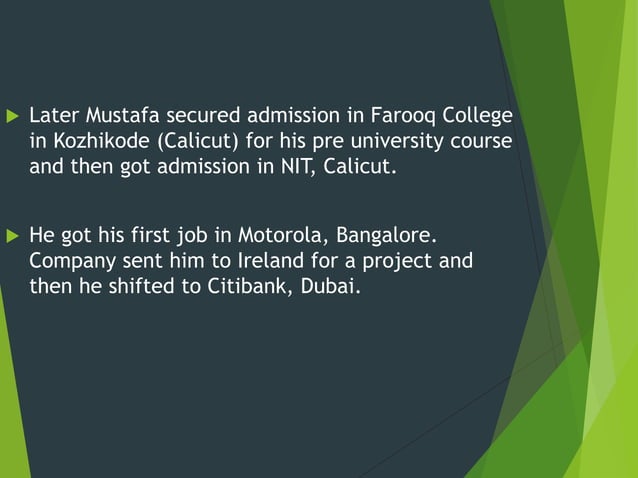 Pc mustafa a CEO of 100 crore company! Inspiring Story | PPT