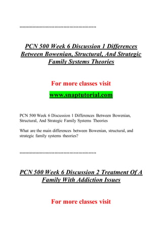 Pcn 500 Education Organization -- snaptutorial.com