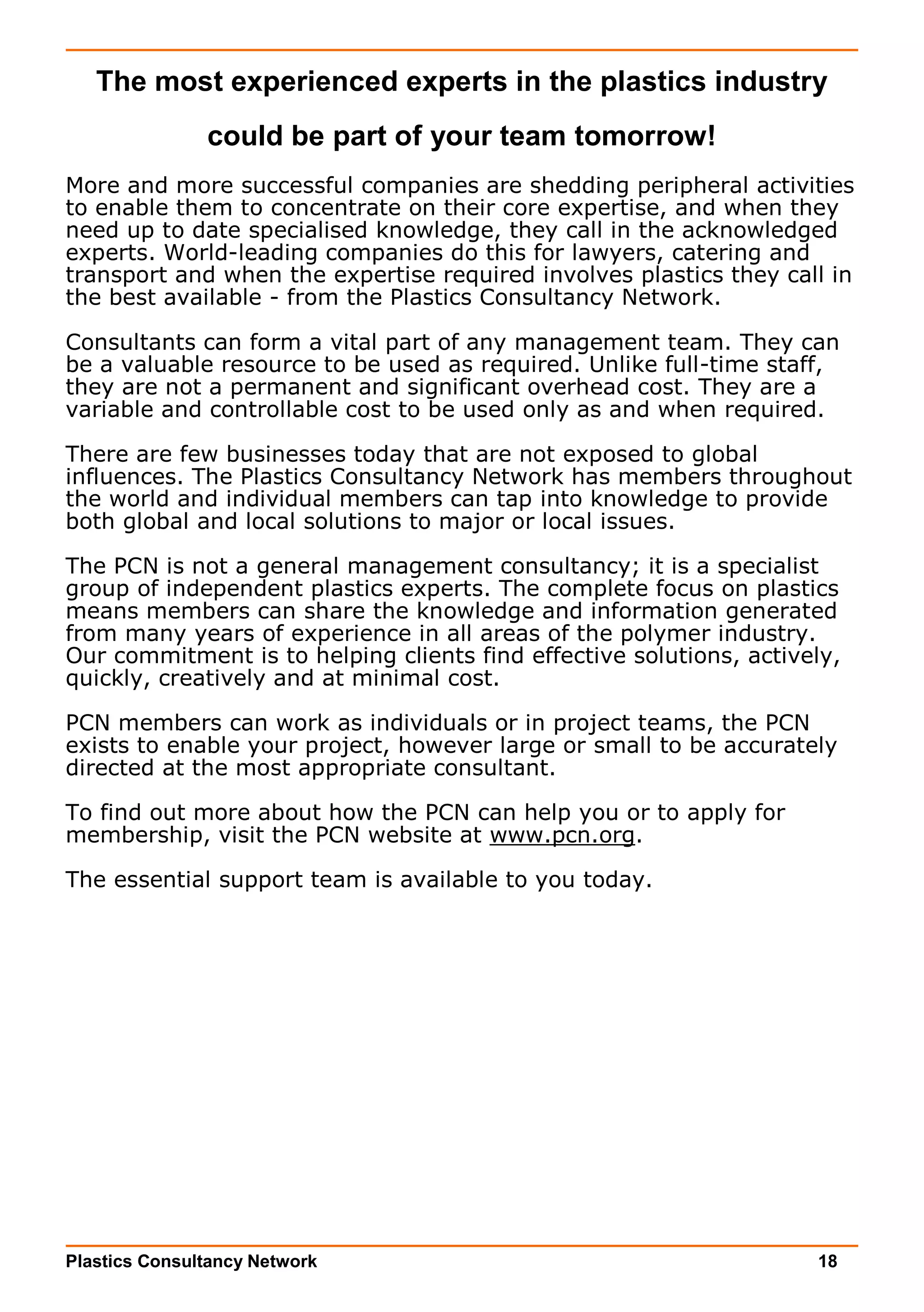 PCN [PLASTICS CONSULTANCY NETWORK] buyers guide 2020 | PDF