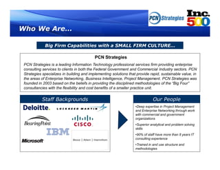 PCN Corporate Overview | PDF | Business | Business and Finance
